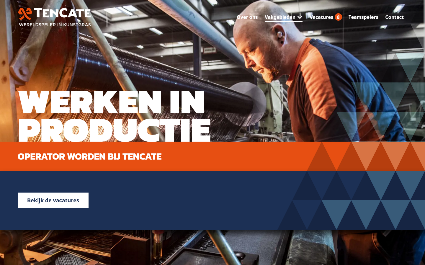 TenCate Grass carrièrewebsite | DiD Online