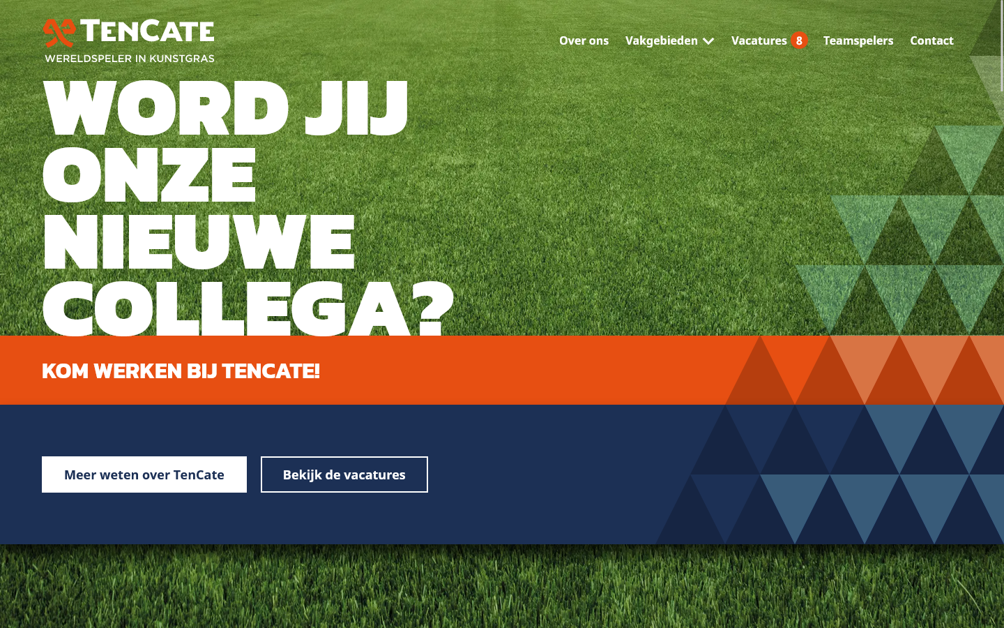 TenCate Grass carrièrewebsite | DiD Online